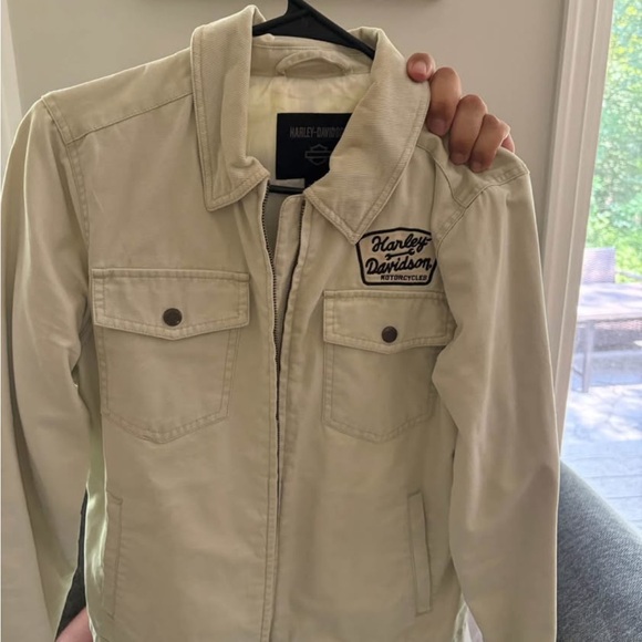 Harley-Davidson | Jackets & Coats | Harleydavidson Mens Beige Field ...